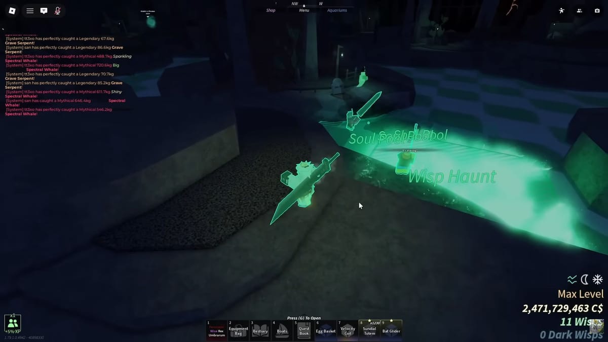 How to catch Styx Angler in Fisch