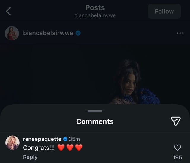 Renee Paquette comments after Bianca Belair breaks the internet by ...