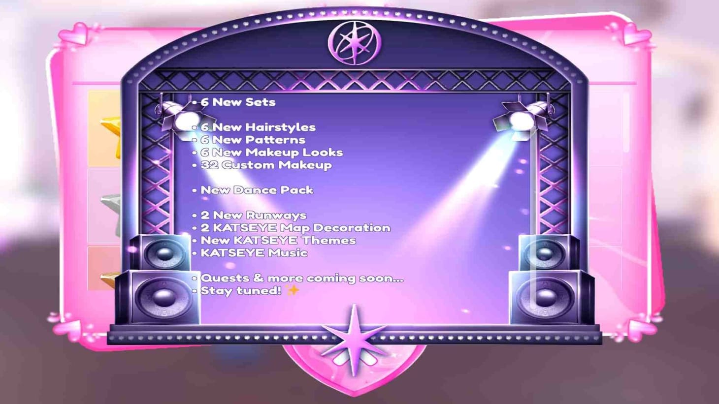 Dress to Impress KATSEYE update patch notes