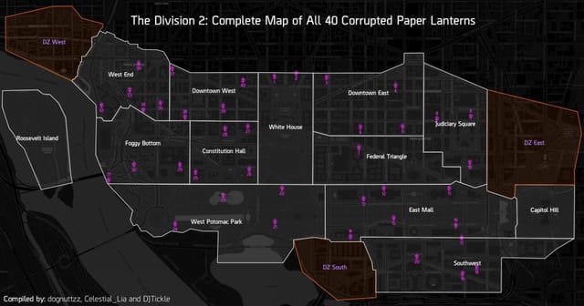 All Corrupted Lantern locations and commendation in The Division 2 Y8S1 ...