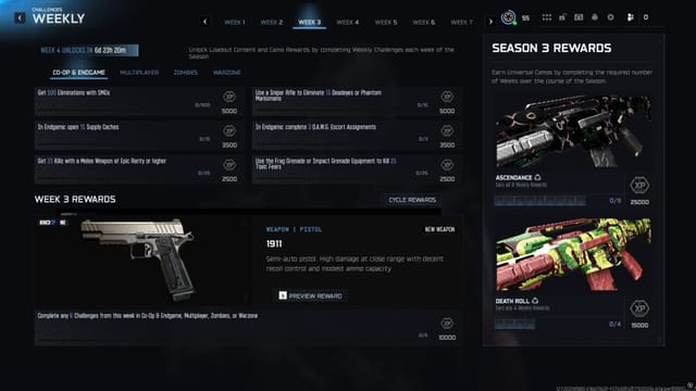 All Warzone and Black Ops 7 Season 3 Week 3 Challenges and rewards