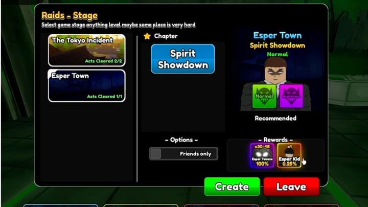 Re:Rangers X Esper Kid (Mob) guide
