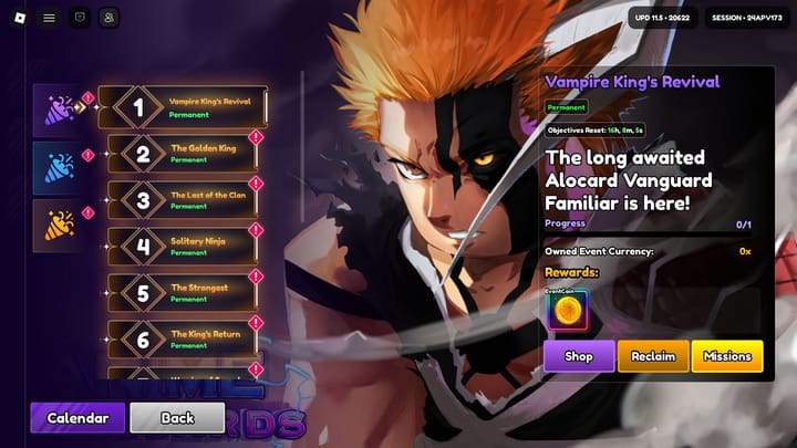 How to get Alocard’s Familiar in Anime Vanguards