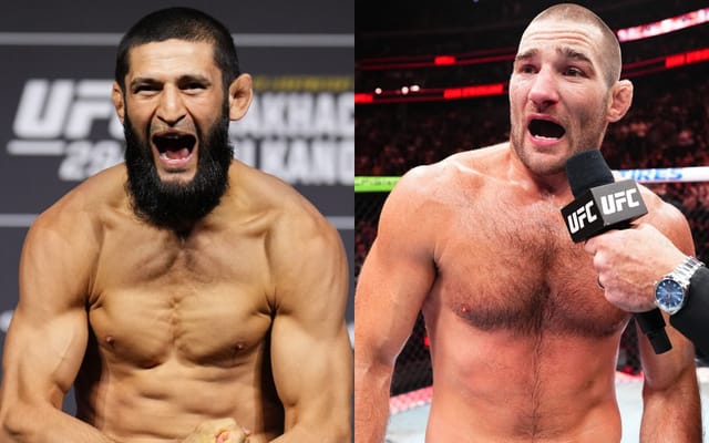 "He will run away" - Khamzat Chimaev mocks Sean Strickland over ...