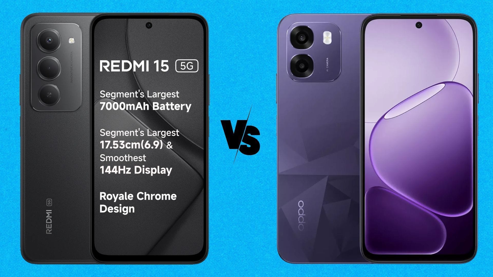 Xiaomi Redmi 15 vs OPPO K14: Which is the better budget-friendly ...