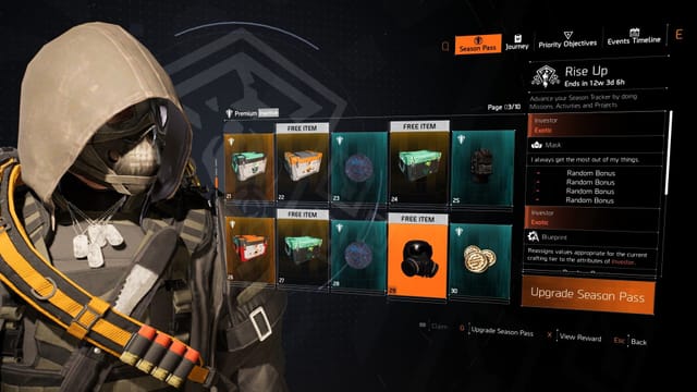 The Division 2 Investor Exotic guide: How to get, talent, and attributes