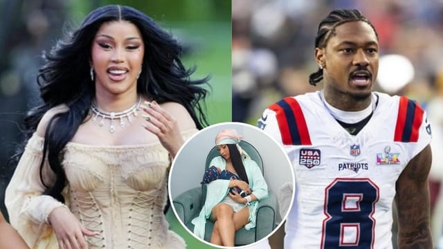 PIC: Stefon Diggs reunites with ex-GF Cardi B for their baby boy as ...