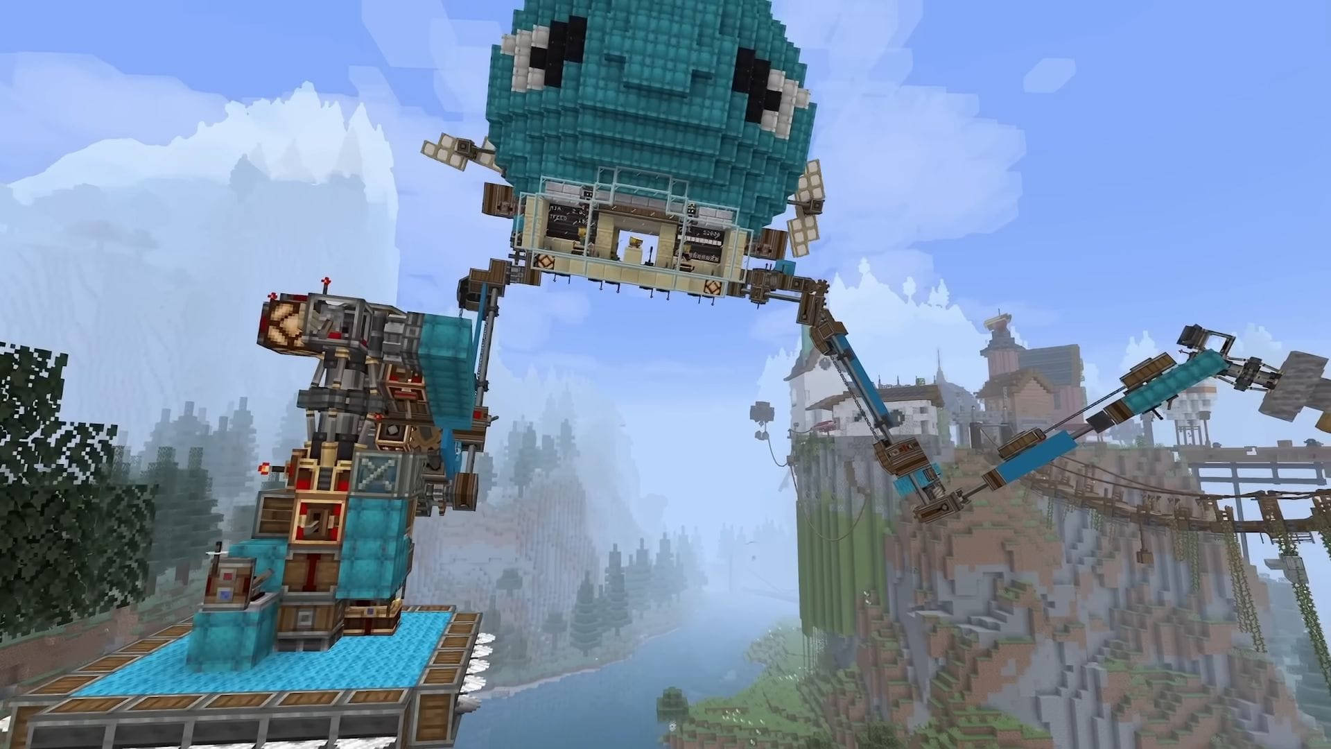 5 fun things you can do with Minecraft Create Aeronautics mod