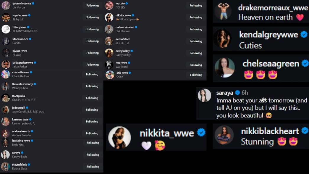 Liv Morgan, Otis, Paige, and more WWE stars react to Roxanne Perez's ...