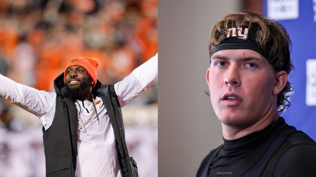 Cowboys legend Dez Bryant makes feelings known on Jaxson Dart's "lose ...