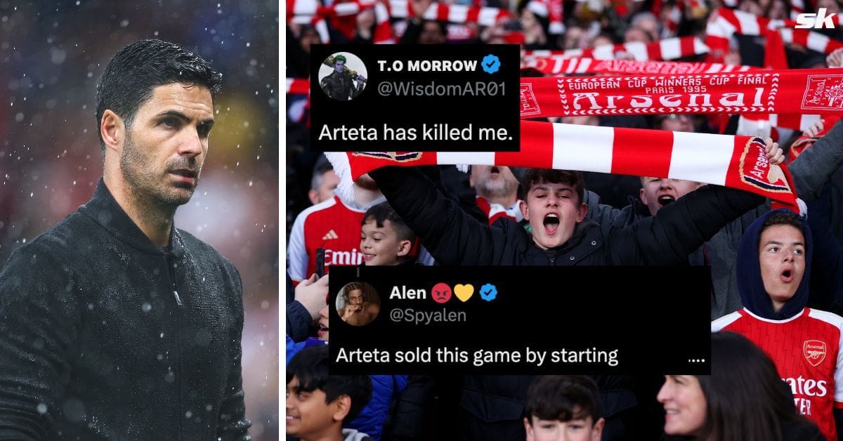 “Arteta sold this game”, “Killed me” - Fans upset with 26-year-old star ...