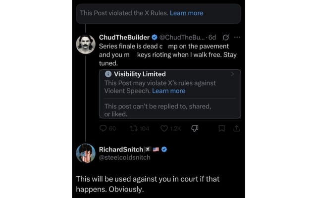 ChudTheBuilder's deleted X post about 'series finale is dead person on ...