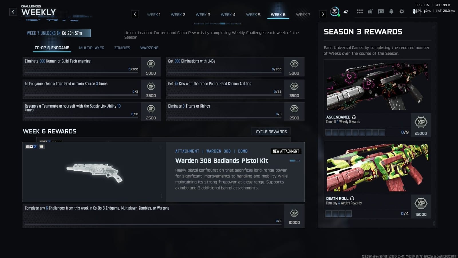 All Warzone and Black Ops 7 Season 3 Week 6 Challenges and rewards