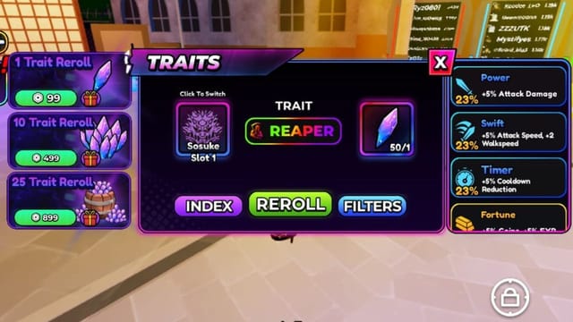 Anime Apocalypse Traits guide