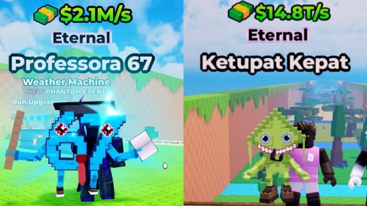 How to get Eternal brainrots in Kick a Lucky Block