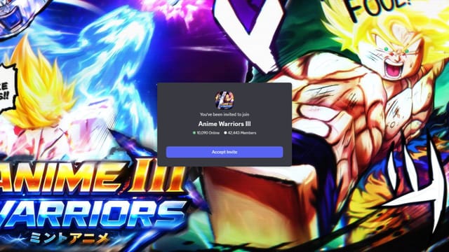 How to join the official Anime Warriors III Discord server