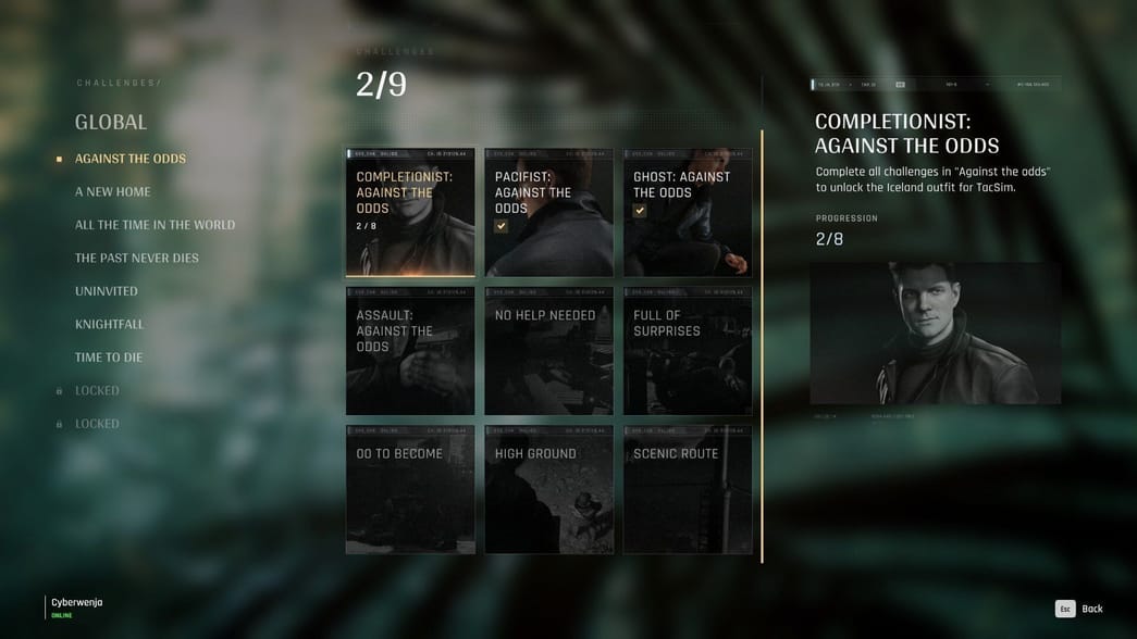 All Against the Odds Challenges in 007 First Light and how to complete them