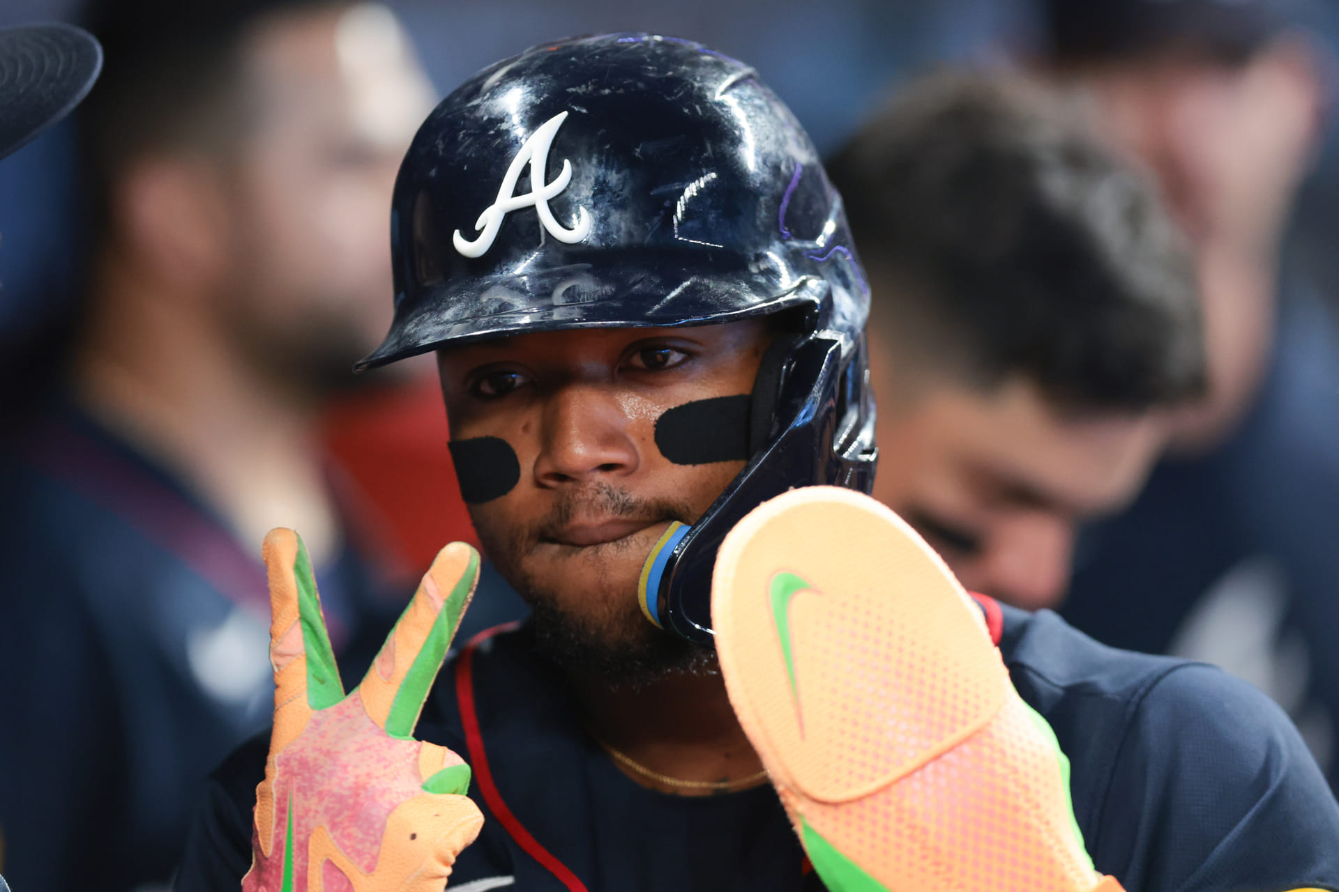 PICTURE: Ronald Acuna Jr.'s wife Maria rocks black sleeveless top with ...