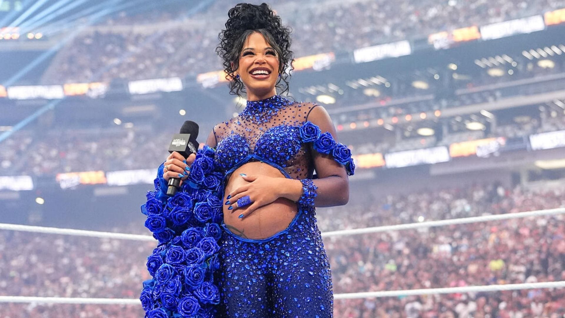 Bianca Belair celebrates baby shower; many WWE stars reunite