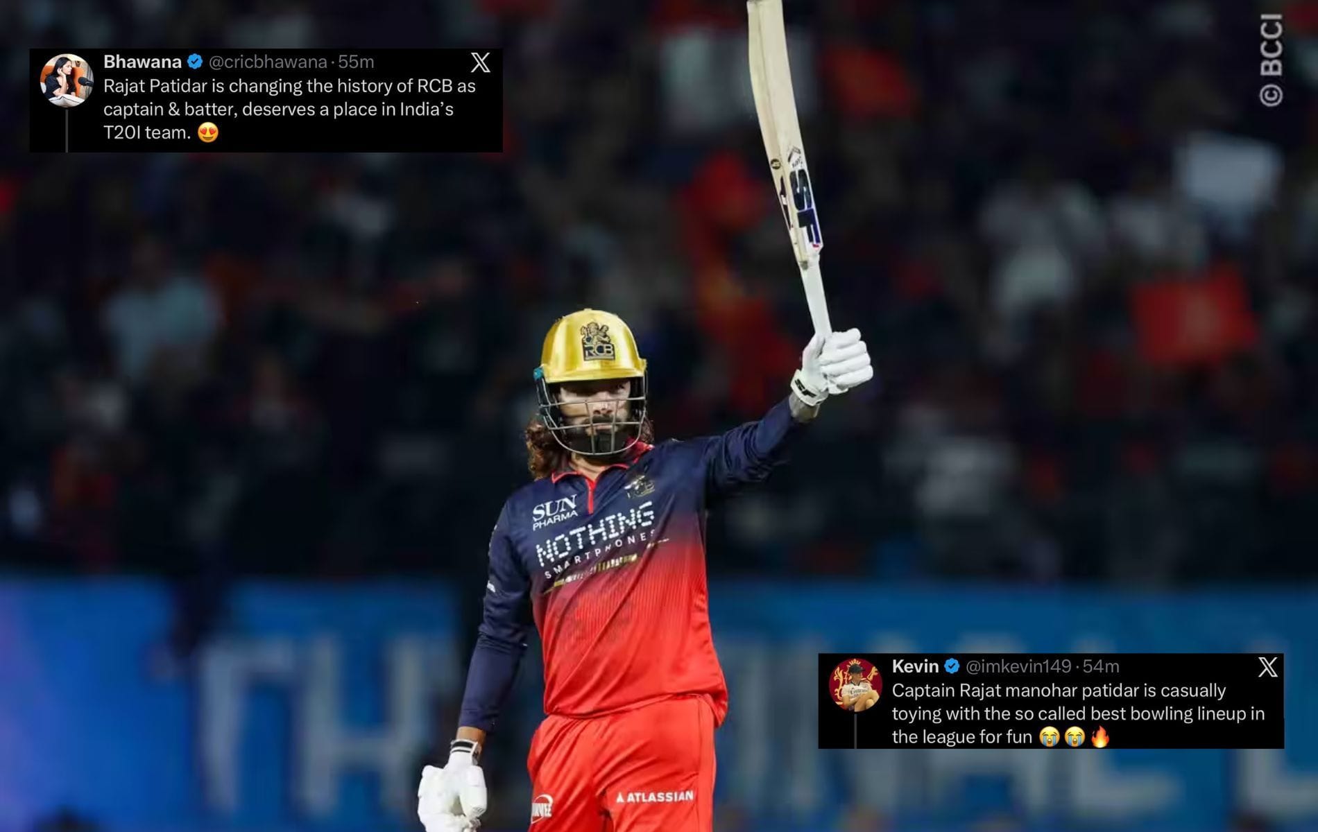 "Changing the history of RCB" - Fans react as Rajat Patidar goes ...