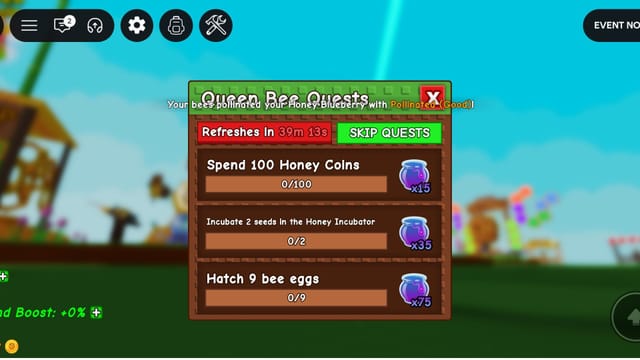How to earn Royal Jelly in Grow a Garden