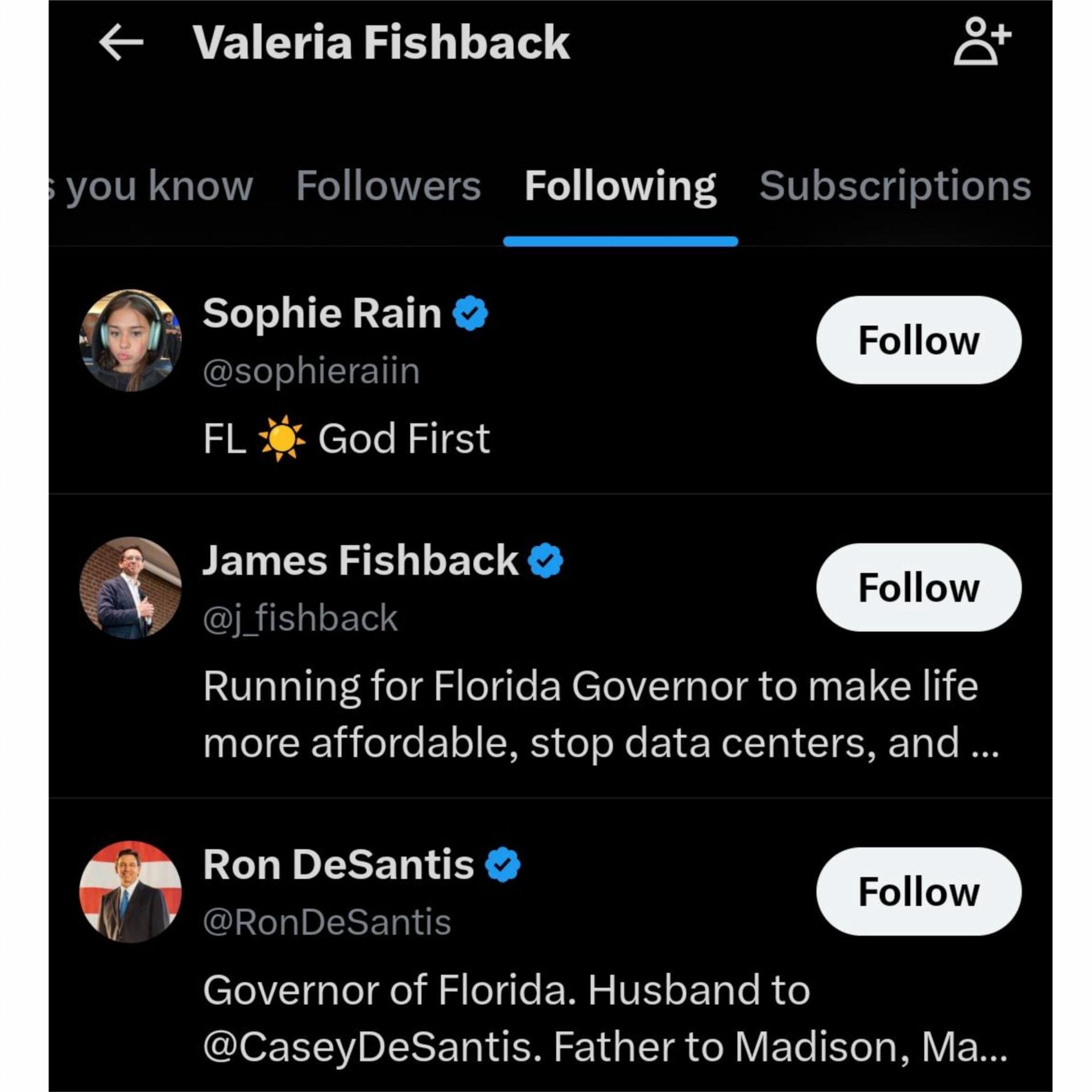 Does James Fishback's wife follow Sophie Rain? OnlyFans star's comment ...