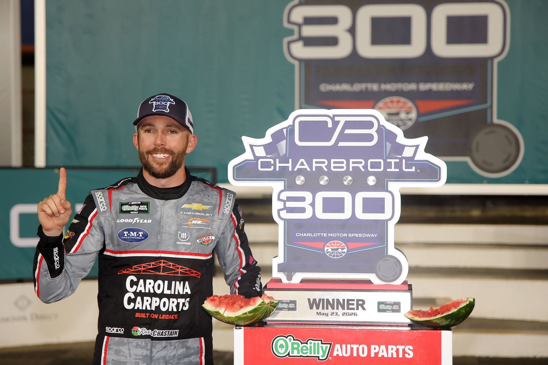 Ross Chastain survives weather nightmare to score first win with Dale ...