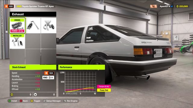 Best tuning and setup for Toyota Sprinter Trueno in Forza Horizon 6