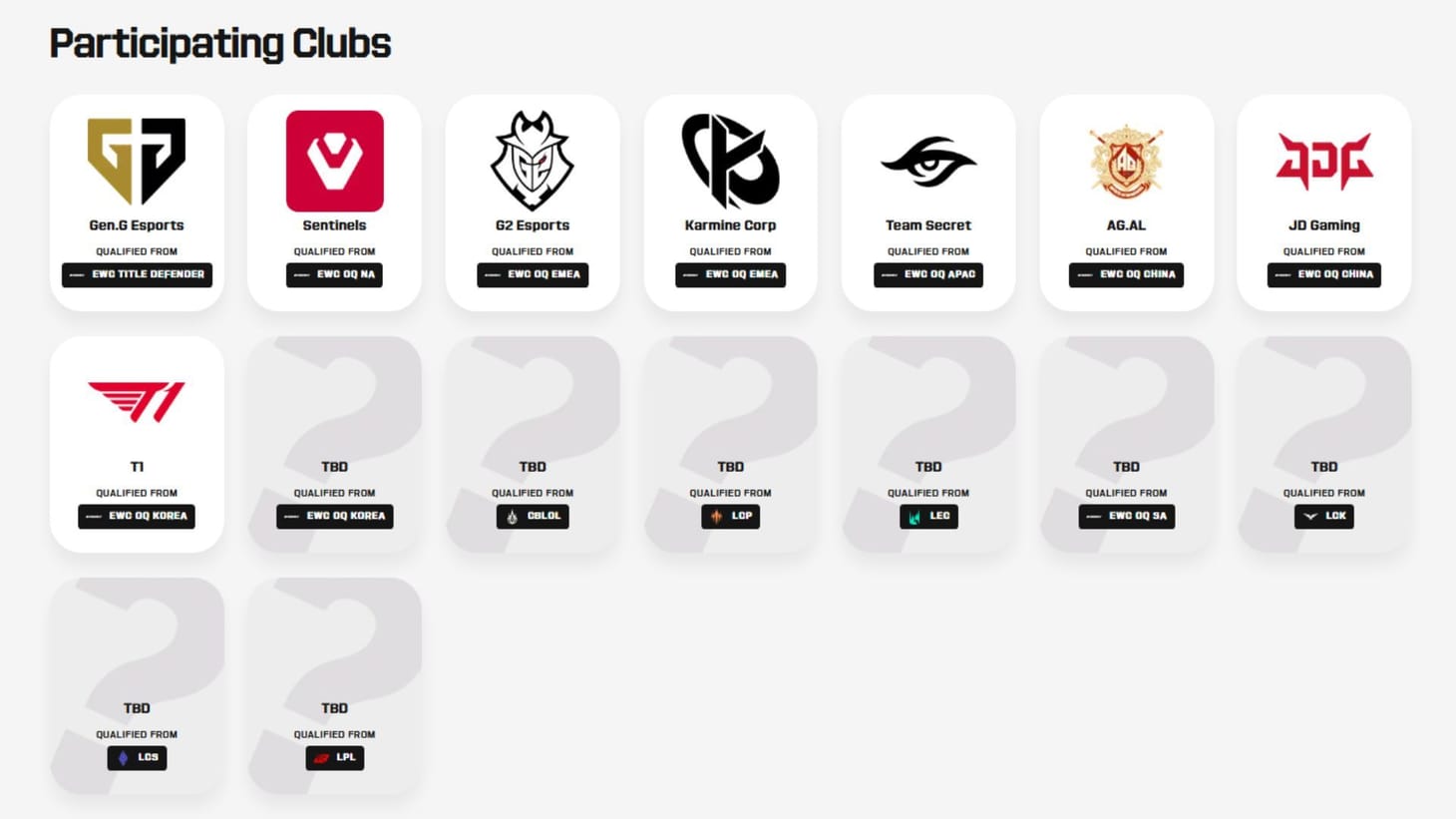 EWC: All League of Legends EWC 2026 Korea (LCK) qualifier matches and ...