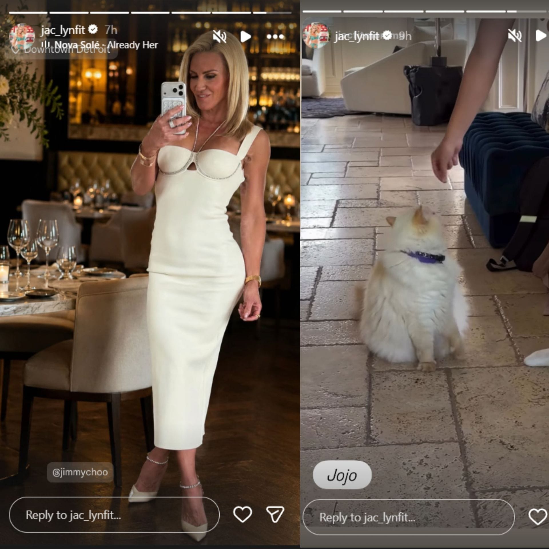 Alex Rodriguez's girlfriend Jaclyn Cordeiro rocks Jimmy Choo midi dress ...