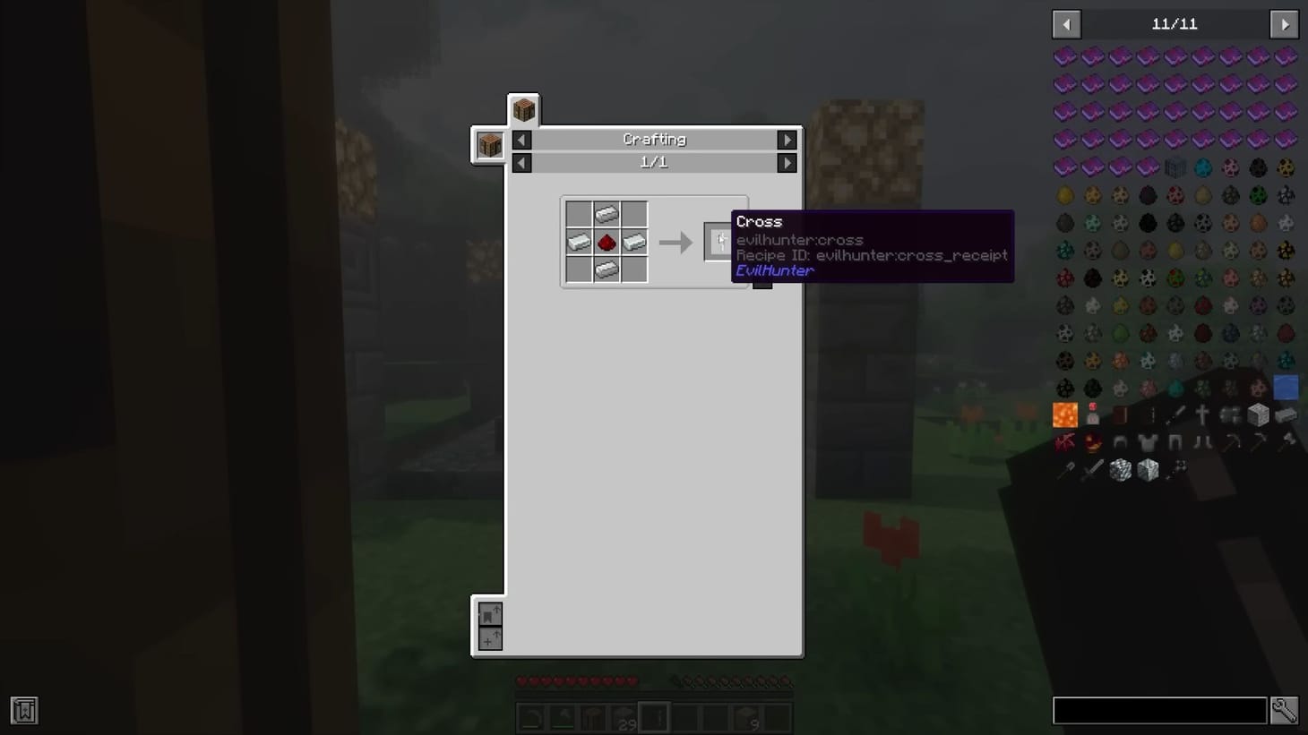 Minecraft Evil Hunter mod guide