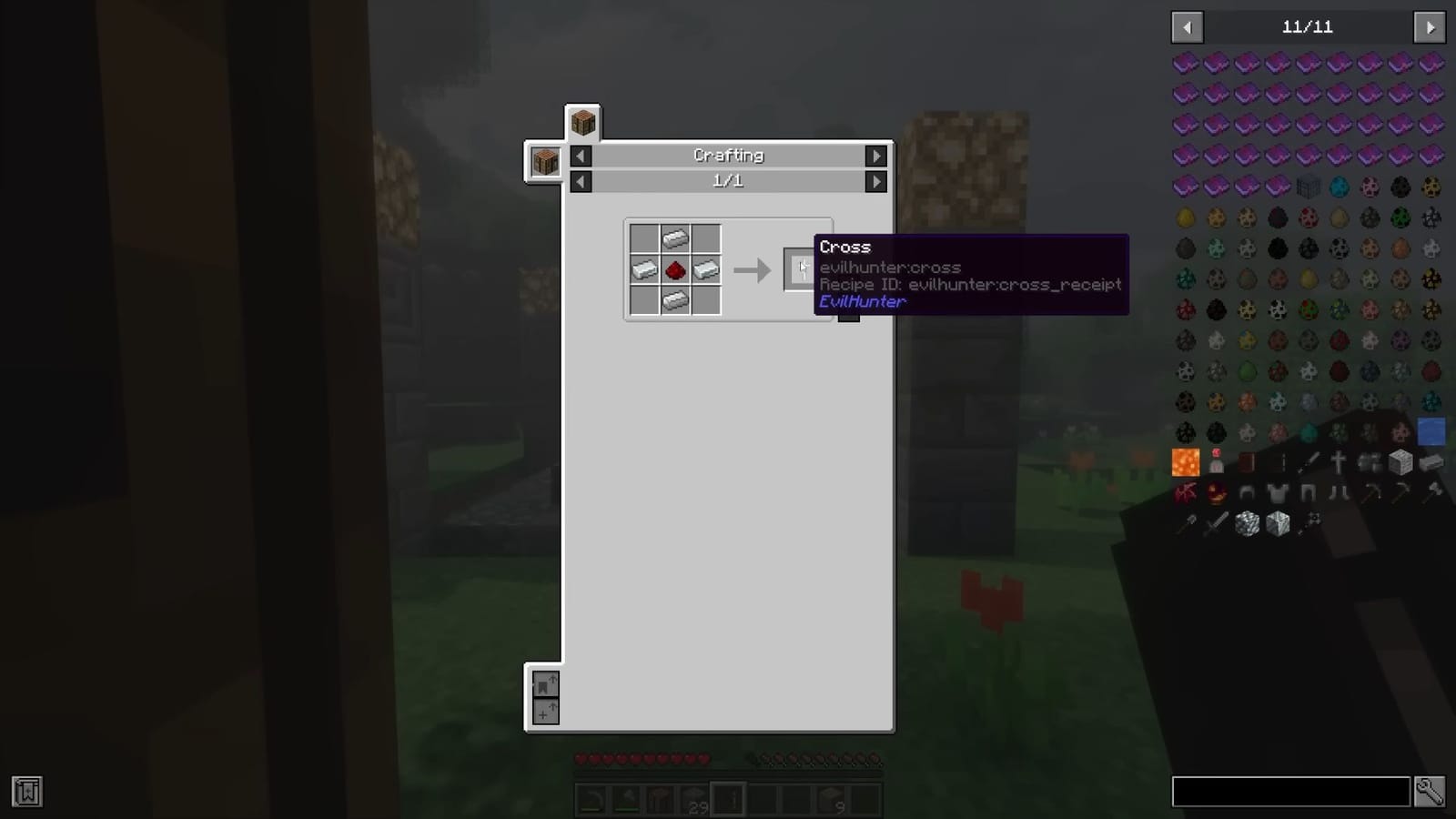 Minecraft Evil Hunter mod guide