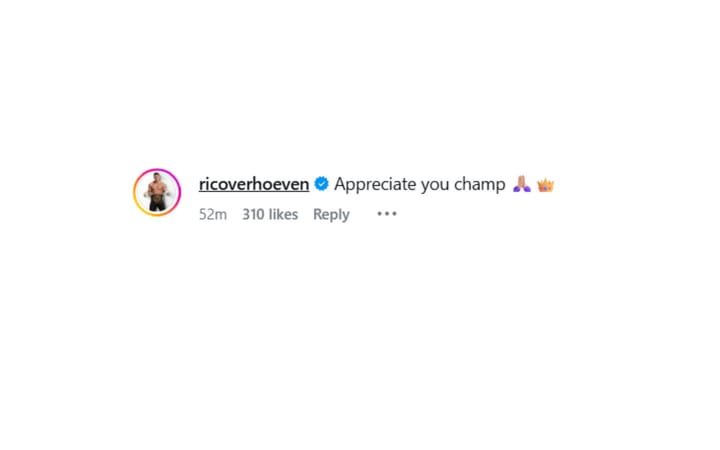 Rico Verhoeven drops three-word reaction after Francis Ngannou calls ...