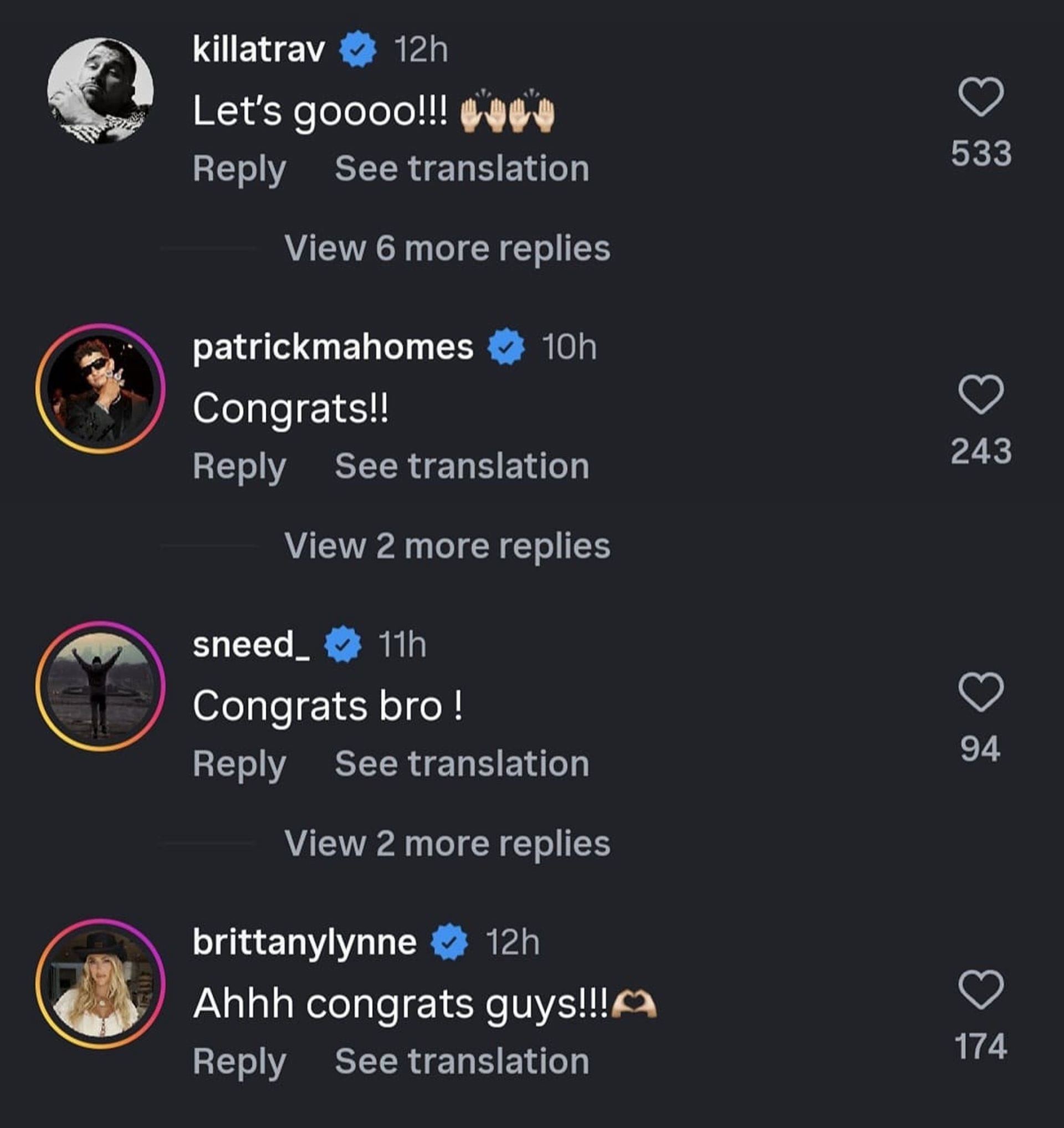 Travis Kelce and Brittany Mahomes show love to Trent McDuffie as ex ...