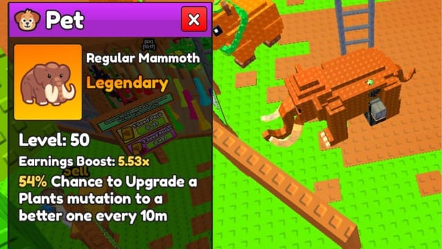 How to get Mammoth in Build a Ring Farm