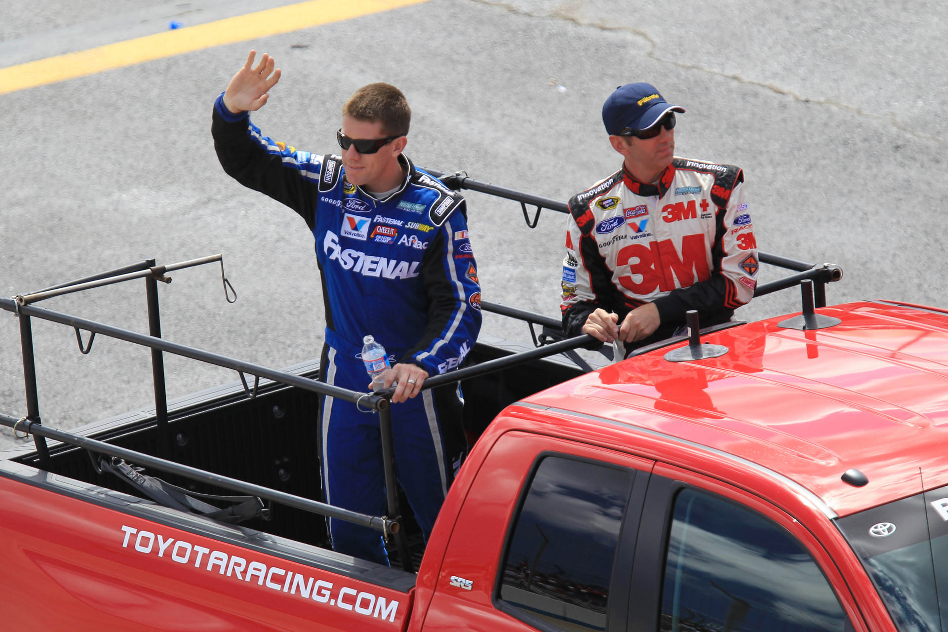 Greg Biffle and Carl Edwards NASCAR cars from Jack Roush’s collection ...