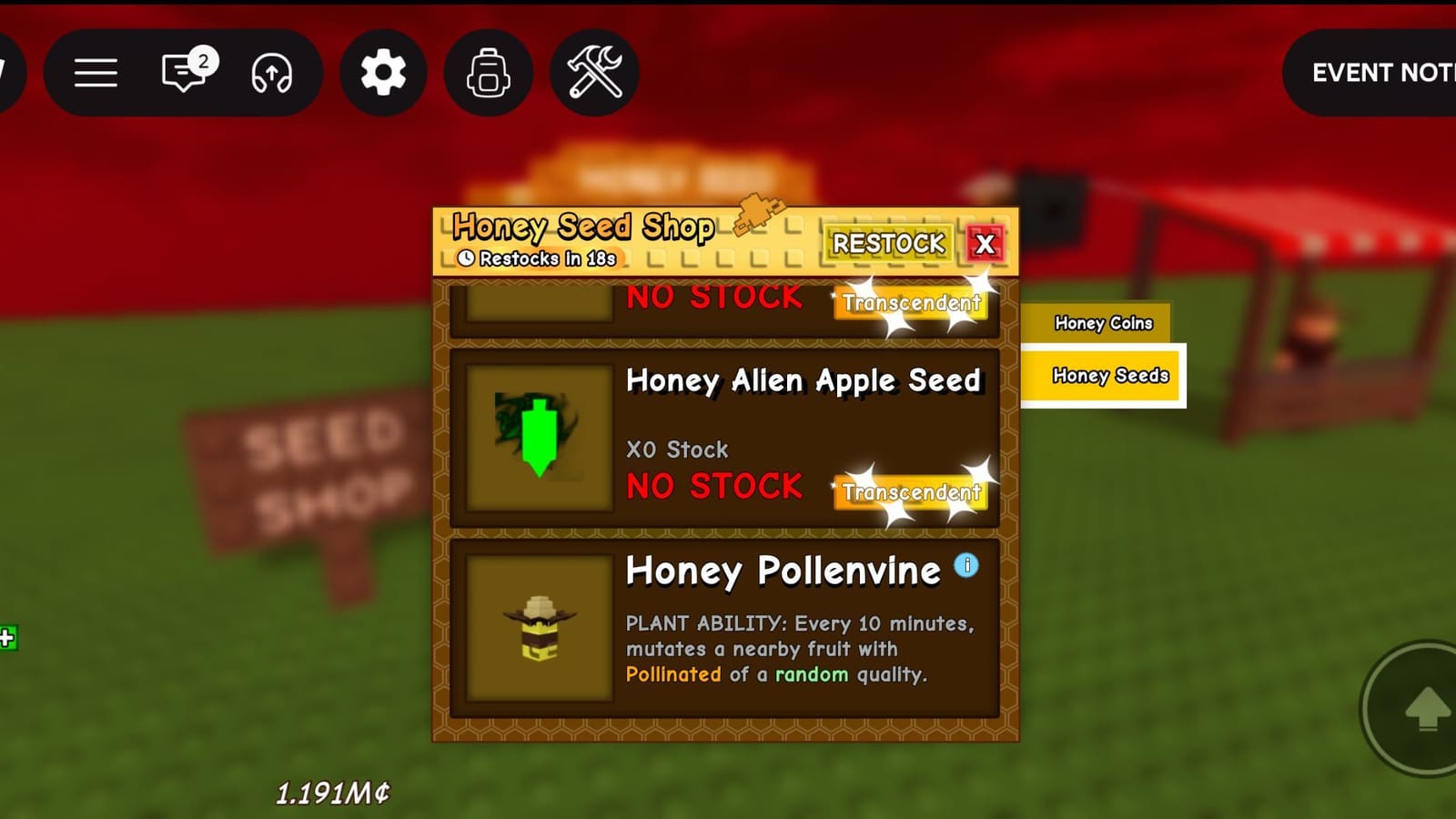 Grow a Garden Honey Pollenvine guide