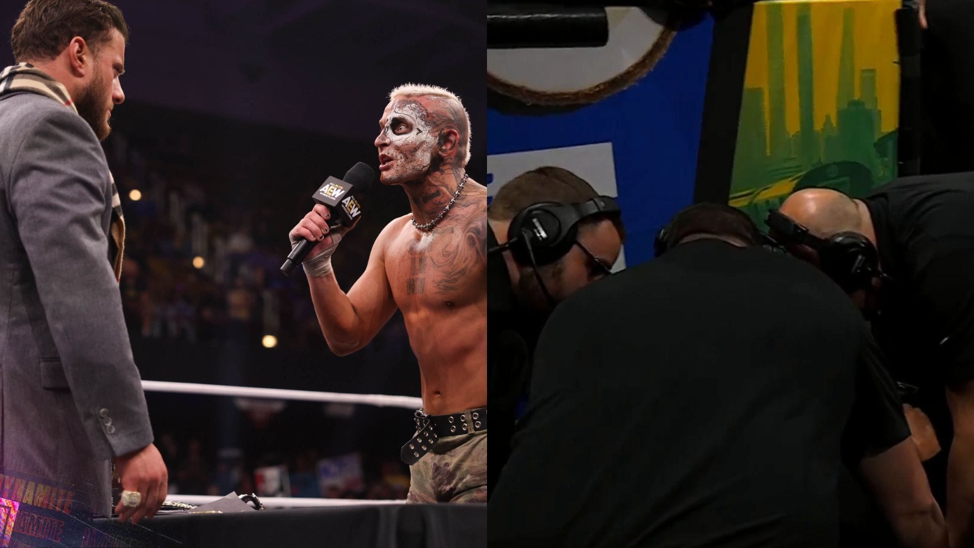 Serious accident during MJF and Darby Allin's match at DON 2026 ...