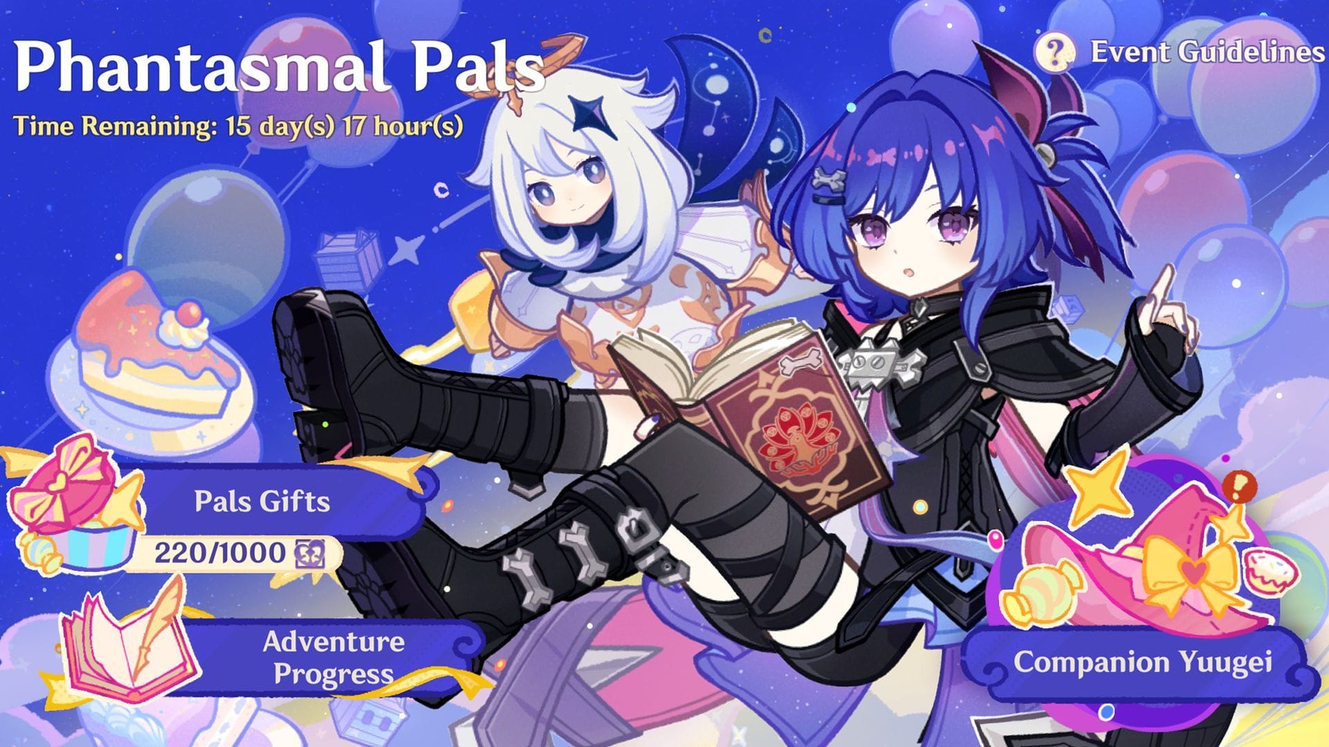 Genshin Impact Phantasmal Pals event guide