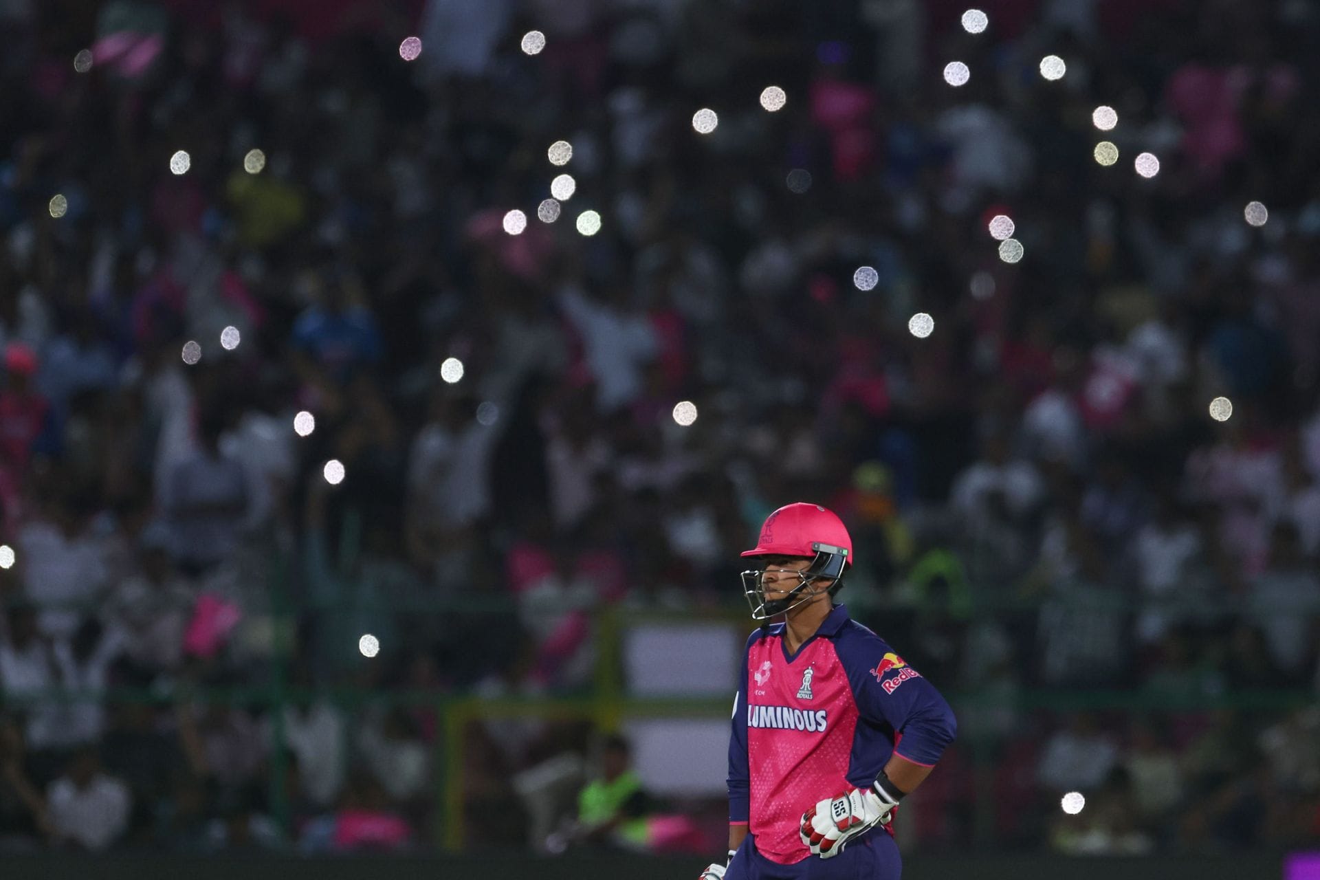 Vaibhav Suryavanshi executes a perfect upper-cut for a six against ...