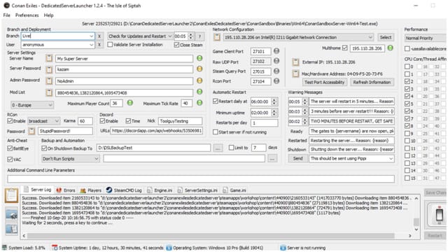 How to set up the Conan Exiles Enhanced Dedicated Server launcher?