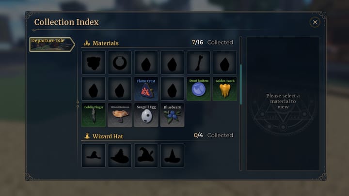 All Materials in Wizard Alchemy: Location and Magic Power
