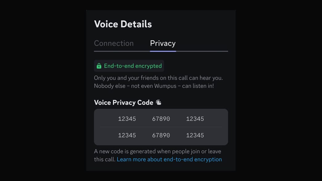 Are Discord voice and video calls end-to-end encrypted by default?