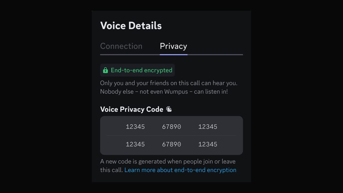 Are Discord voice and video calls end-to-end encrypted by default?