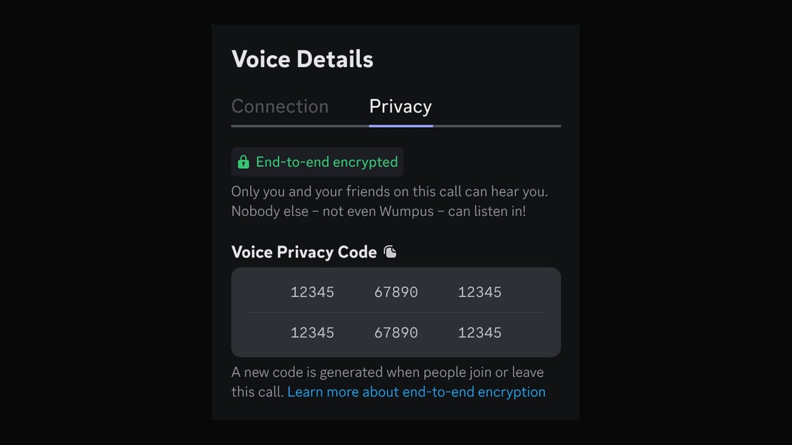Are Discord voice and video calls end-to-end encrypted by default?