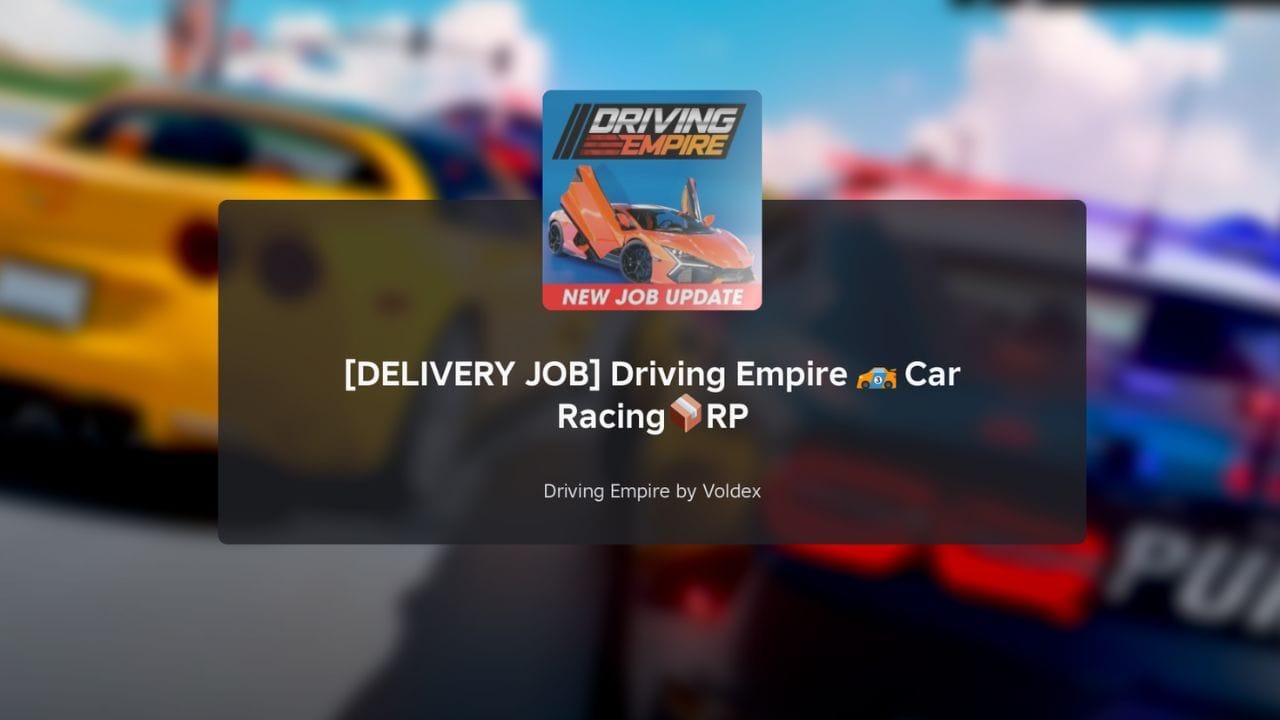 Driving Empire Delivery Job guide