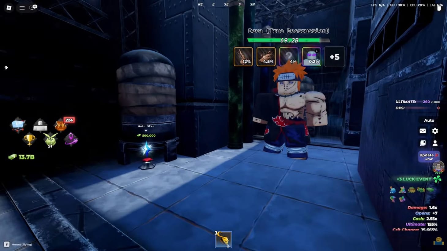 How to find the Rain Village Secret boss in Anime Warriors III