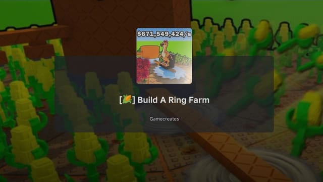 Build a Ring Farm Plant Rush Event guide