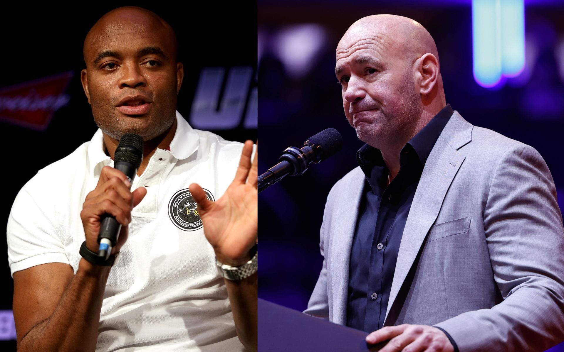 "The bald guy saying sh*t" - Anderson Silva fires back at Dana White ...