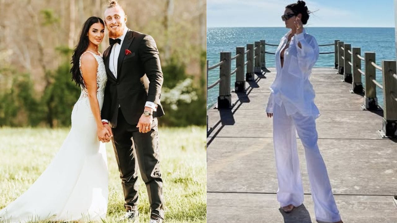 PIC: George Kittle takes help of bikini-clad women to celebrate wife ...